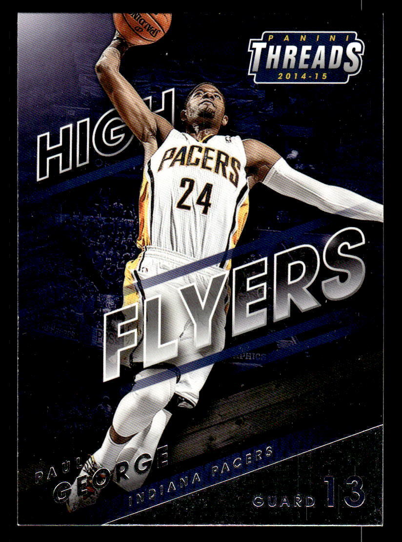 Paul George 2014 Panini Threads #15 High Flyers Indiana Pacers | eBay