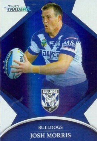 2016 NRL Traders SILVER Parallel Card P028 Josh Morris - Bulldogs ...