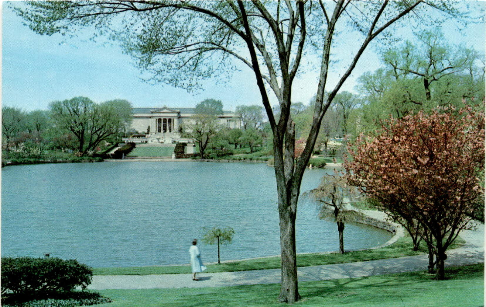 Fine Arts Garden Lagoon Cleveland Ohio Euclid Ave East Blvd Museum of A ...