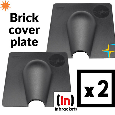 Brick Buster Plate Cable Wall Entry Tidy Cover Satellite Coaxial aerial ...