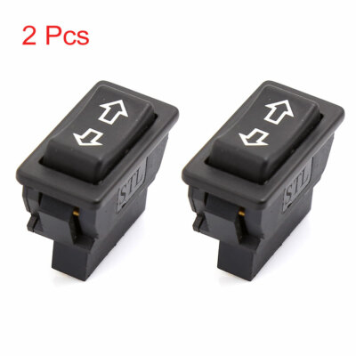 2 X Universal 5-pin ON/OFF SPST Momentary Power Window Rocker Switch ...