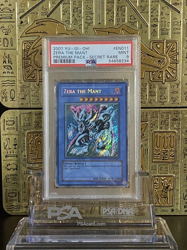 Yugioh! Zera The Mant Premium Pack Secret Rare PP01-EN011 - PSA 9 | eBay