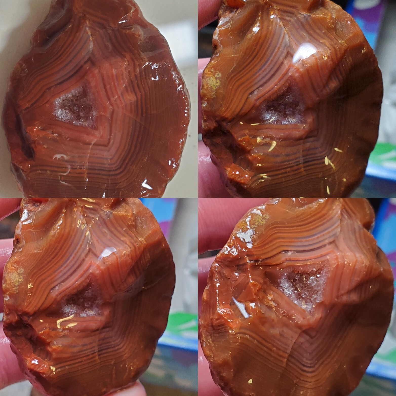 Lake Superior Banded Striper Agate Lapidary Rough 81g Minnesota ...