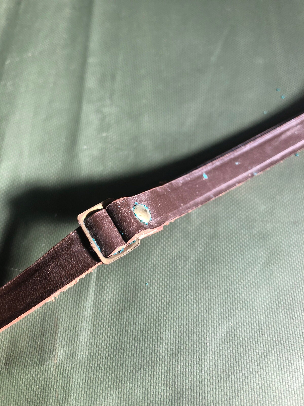 (EB46) Ww2 Officers Leather Service Cap Chinstrap | eBay UK