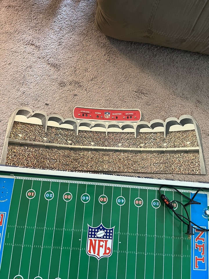Vintage 1970s Tudor Games Electric Football #645 NFL Teams Steelers ...