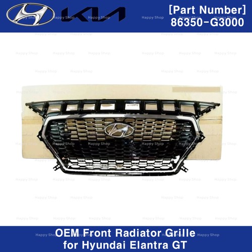 86350G3000 Genuine OEM Front Radiator Grille For Hyundai i30 Elantra GT ...