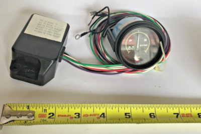 Twin Engine GAS Beede Motor Synchronizer 2" Gauge 931678 12Vdc Analog ...