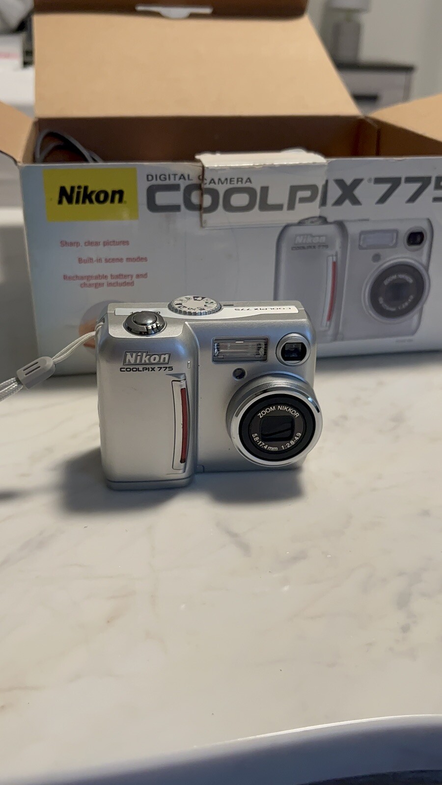 Nikon COOLPIX 775 2.1MP Digital Camera - Silver for sale online | eBay