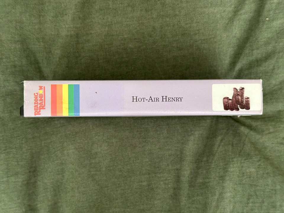 Reading Rainbow: Hot-Air Henry VHS Tape LeVar Burton PBS Educational ...