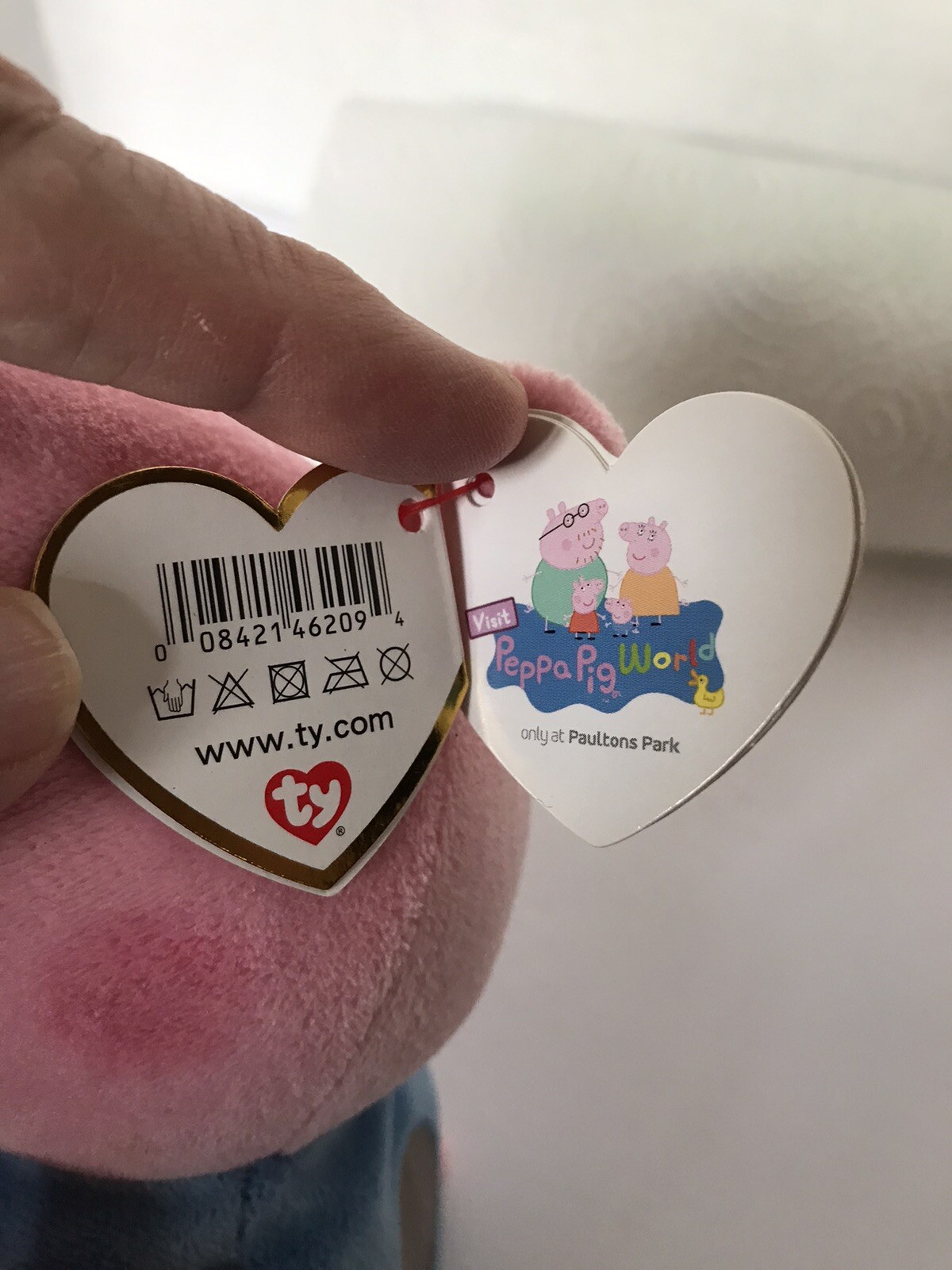 TY GEORGE (MUDDY PUDDLES) PEPPA PIG BEANIE BABY - MINT TAGS - UK ...
