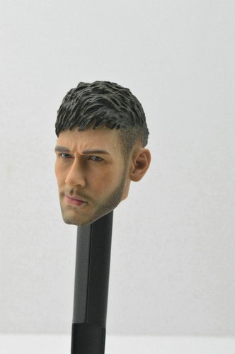 1/6 Scale Neymar Football Star Head Sculpt for 12'' Male Figure Body ...