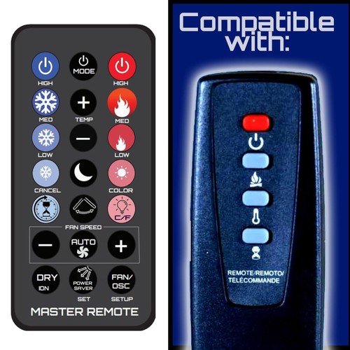 Fireplace Remote Control for Twin Star & Classic Flame Models ...