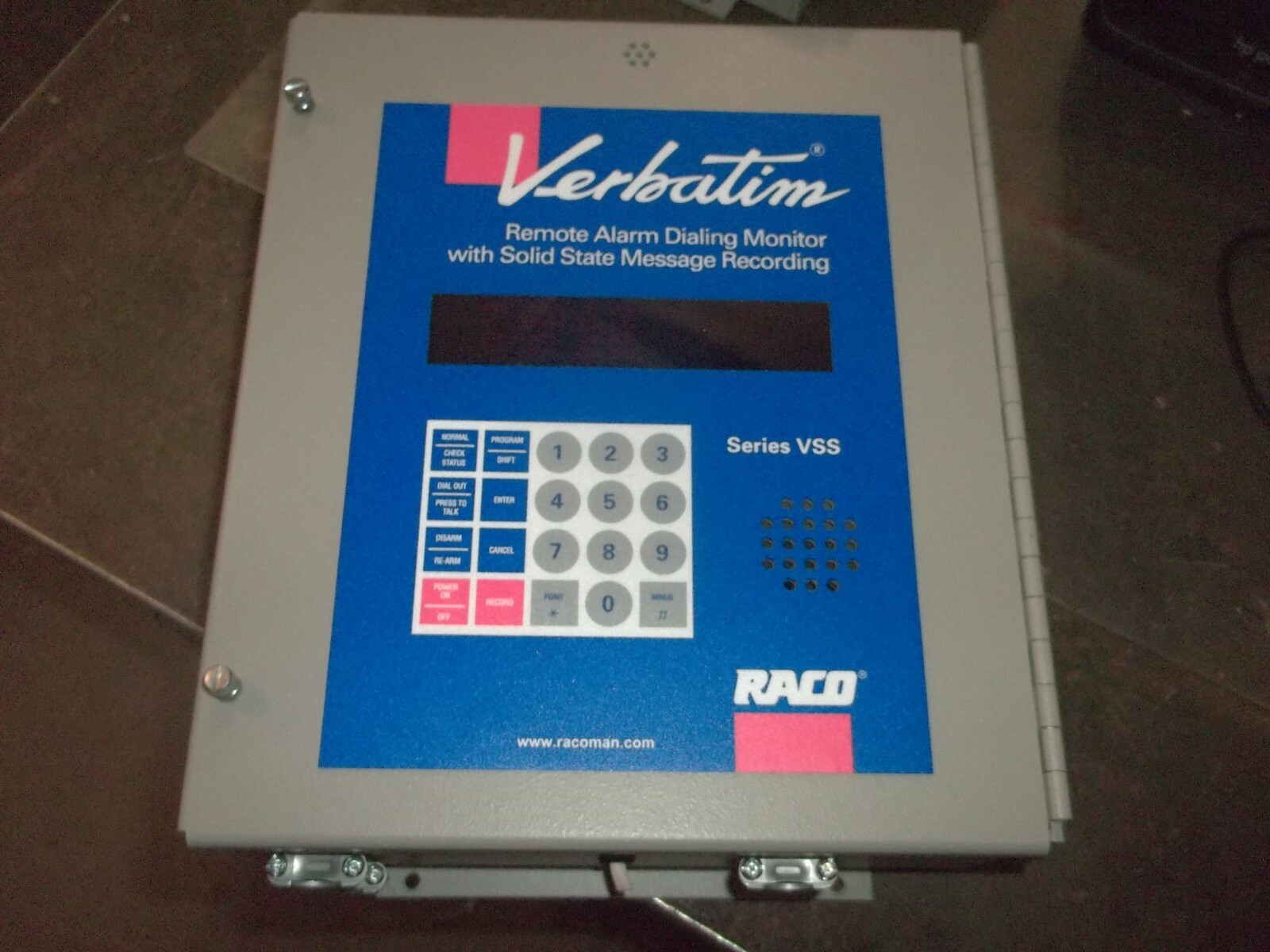 RACO VSS REMOTE ALARM DIALING MONITOR SOLID STATE MESSAGE RECORDING (W1 ...