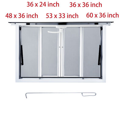 Concession Stand Food Trucks Serving Window with Sliding Screen Windows ...