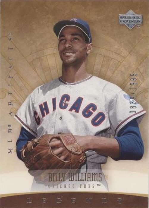 2005 Upper Deck Artifacts - Legends Billy Williams #153 /1999 for sale ...