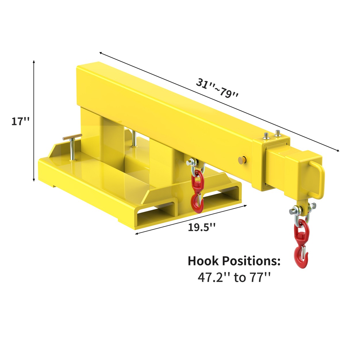 Jib Crane Forklift Jib Boom Crane Industrial Forklift Telescoping Jib ...