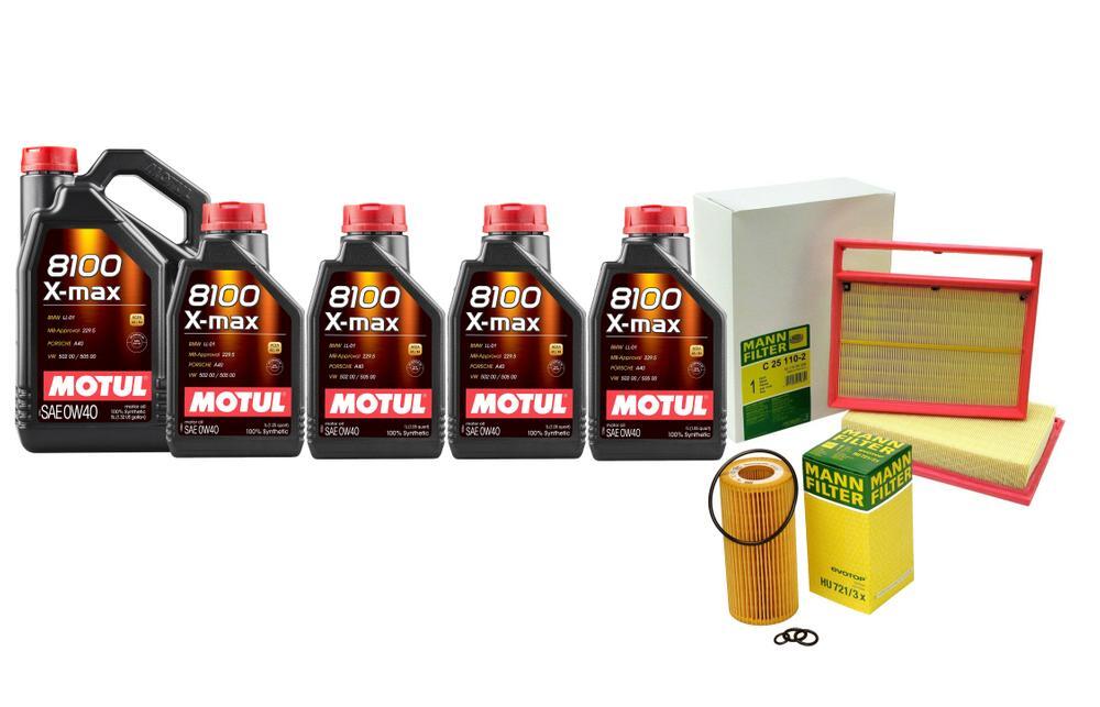 Motul + OEM Engine Oil Change Kit (0W-40) (9 Liter) (X-Max 8100) | eBay