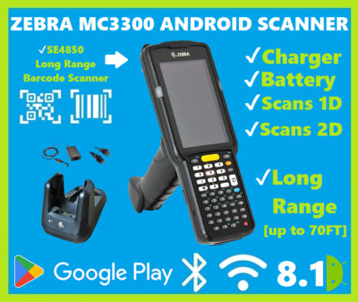 Zebra MC330K-GE4HG3US Android, Long Range 2D Scanner, Full Keypad ...