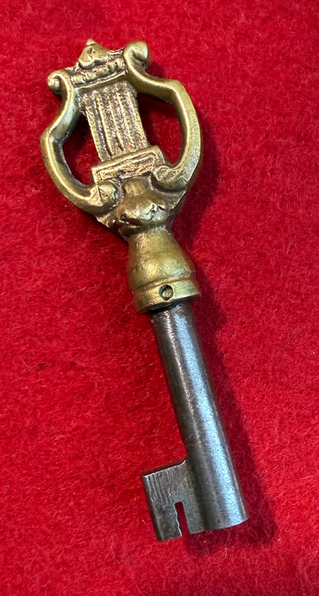 Skeleton Key Genuine Antique Key w/ Fancy Brass Bow - More Exotic Keys ...