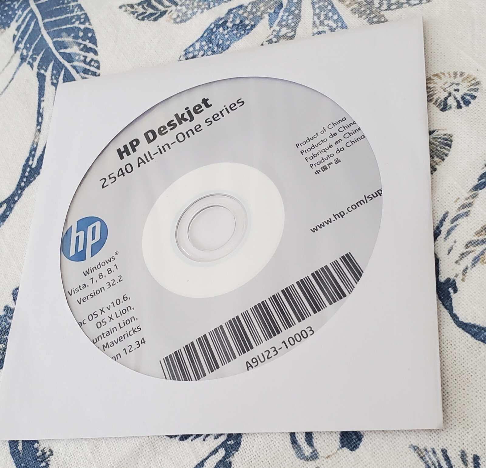 HP DESKJET 2540 ALL IN ONE SERIES PRINTER DRIVERS / SOFTWARE DISK CD | eBay