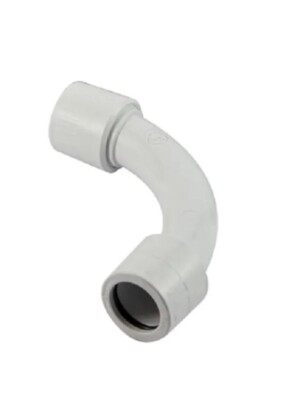 90° Curve for Rigid PVC Pipe D. 16-20-25-32 mm Waterproof IP65 5 pieces ...