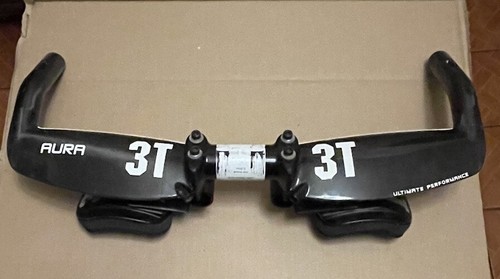 3T Aura Pro Carbon TT Triathlon Aero Base Bar Handlebar 42cm 31.8mm ...