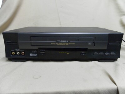 Toshiba W-528 4 Head Video Cassette Recorder Tested Working serviced no ...