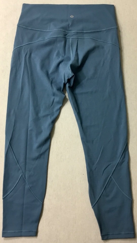 Lululemon Women’s In Movement 7/8 Tight Everlux UTYB Blue LW5BPGS Size ...