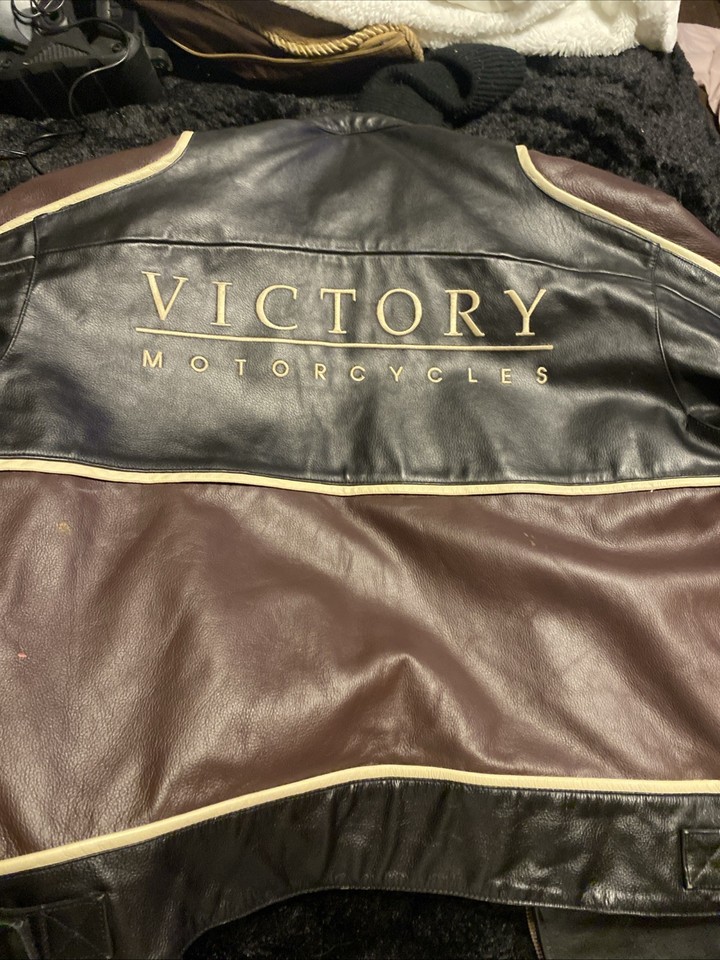 victory motorcycle jacket leather | eBay