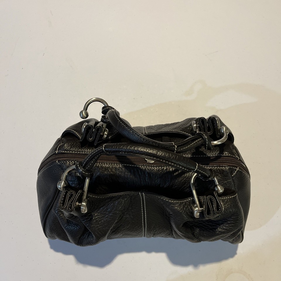 Celsius Genuine Leather Black Handbag Satchel Sty Bag | eBay