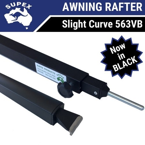Supex Black Caravan Awning Rafter Slight Curved for Carefree Dometic ...