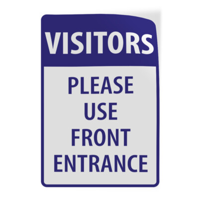 Safety Signage - Visitors