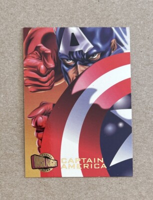 1996 Fleer Marvel Ultra Onslaught Captain America Card #22 | eBay