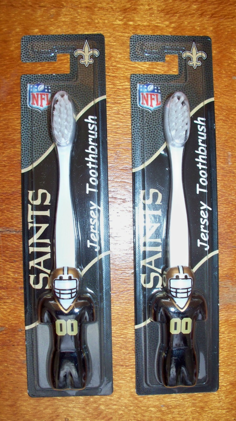2-PACK Youth Jersey Toothbrush NFL NEW ORLEANS SAINTS Officially ...