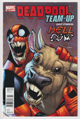 DEADPOOL TEAM-UP #885 | Hell Cow | RARE Newsstand Price Variant | 2011 ...