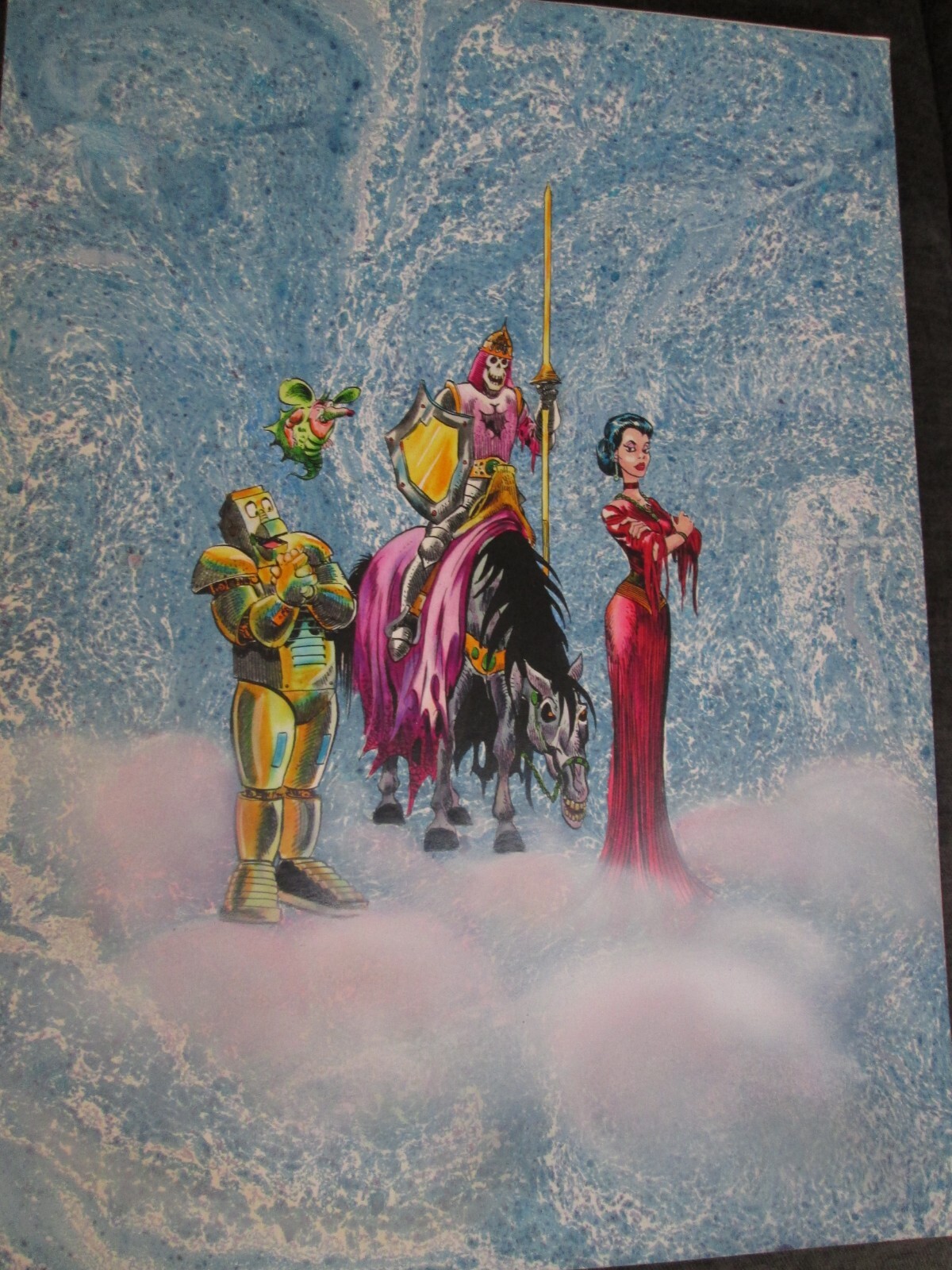 Filmation Ghostbusters 1986 cel vintage Concept Painting of Apparitia ...