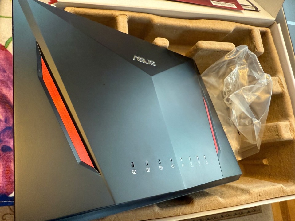 ASUS AC2900 Dual Band Gigabit WiFi Gaming Router - Black (RT-AC86U) | eBay