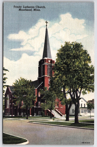 Trinity Lutheran Church Moorhead Minnesota MN Religion Scenic Road View ...