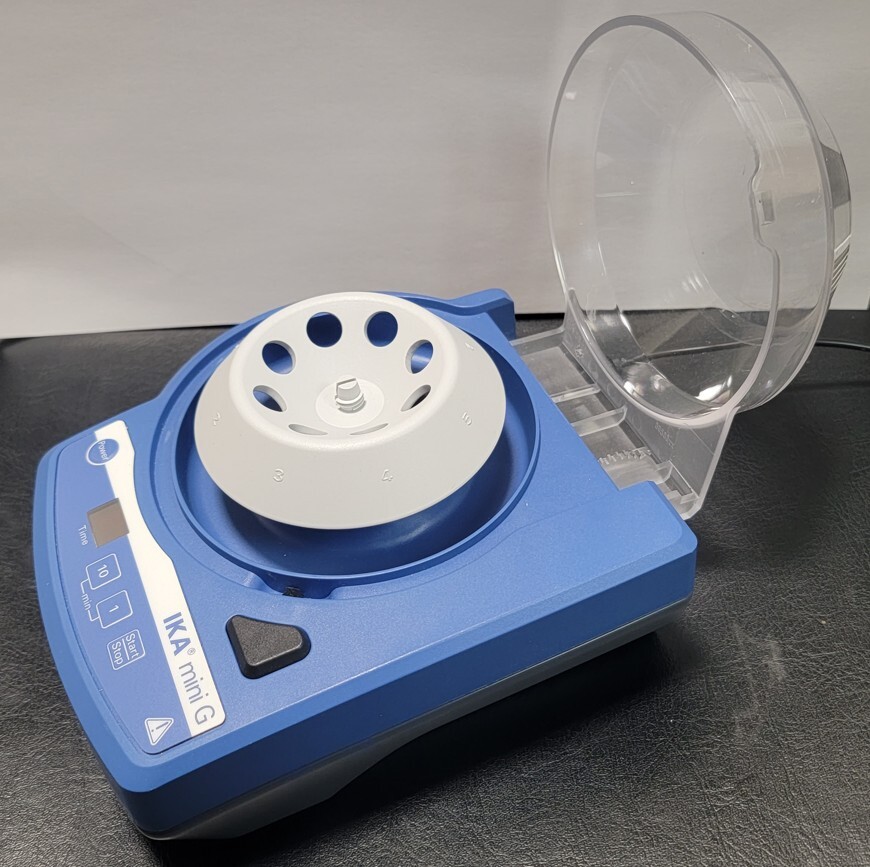 IKA Mini G Centrifuge, WORKING, 6000 RPM, Digital Timer, Fast Start ...