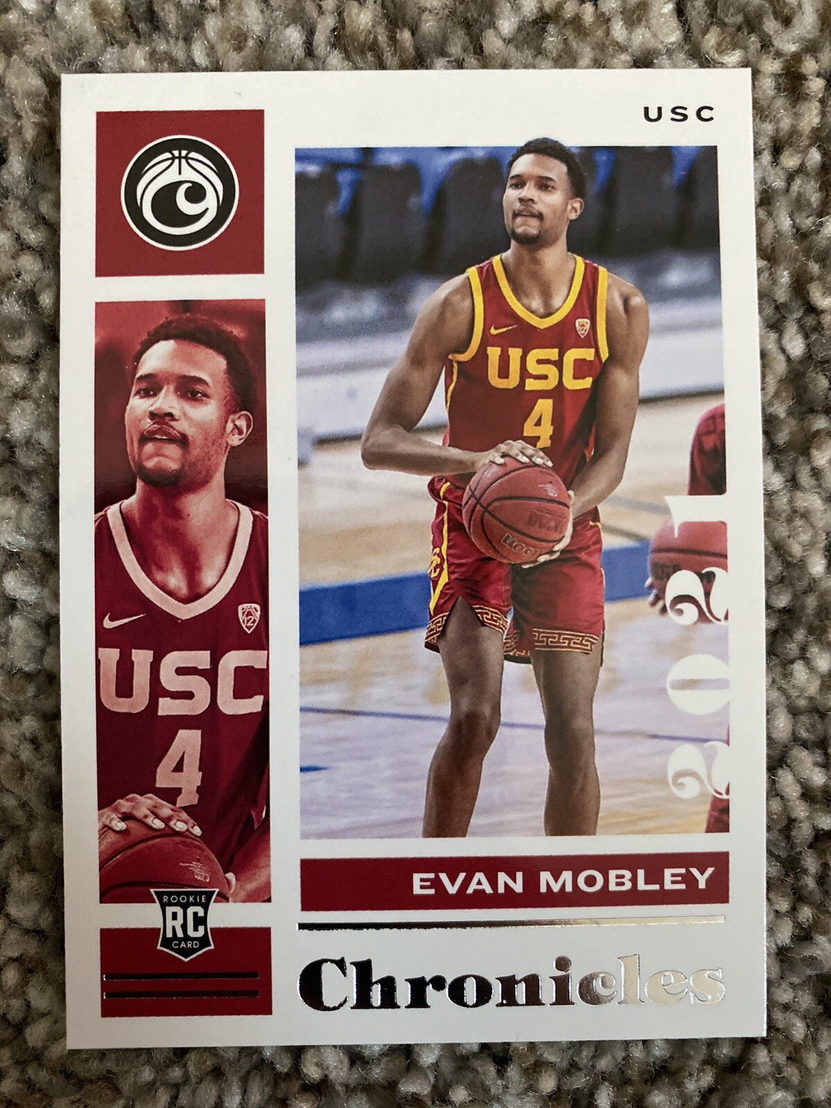 EVAN MOBLEY 2021-22 Panini Chronicles Draft Picks CAVALIERS ROOKIE #2 ...