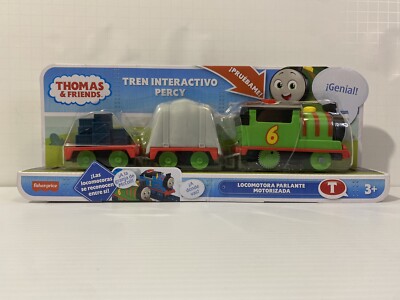 Thomas And Friends Trackmaster Motorized Talking Percy SPANISH VARIANT ...