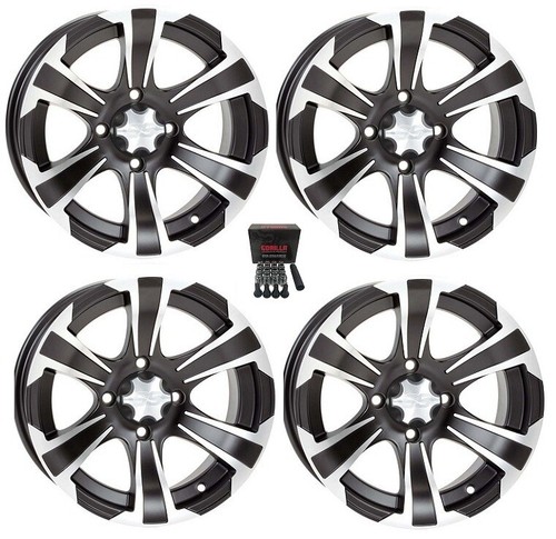 ITP SS312 ATV Wheels/Rims Black 12" Can-Am Renegade Outlander (4) | eBay