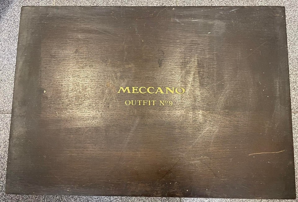 VINTAGE MECCANO # 9 COMPLETE SET IN WOODEN BOX 1940´s | eBay