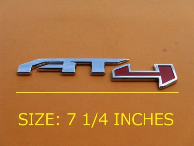 19 20 21 22 GMC SIERRA CANYON AT4 CHROME EMBLEM LOGO BADGE SYMBOL OEM ...