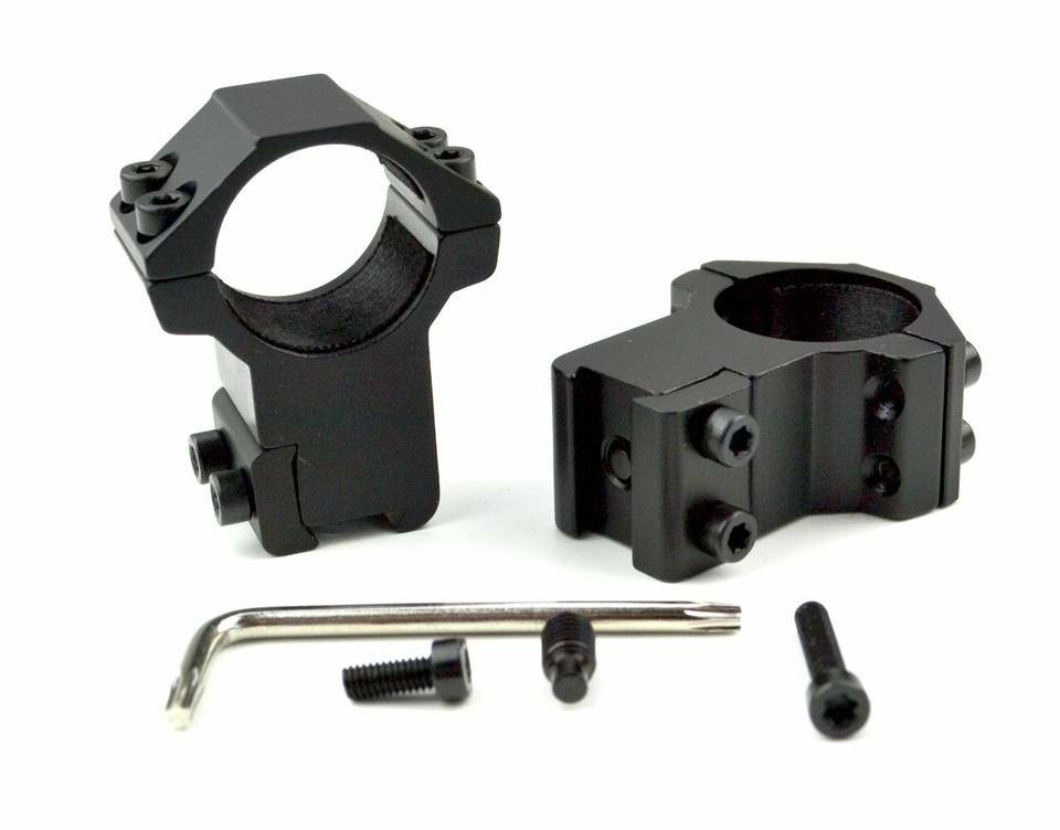 1" DOVETAIL 3/8 Scope Rings 9.5mm 11mm 13mm MEDIUM or HIGH PROFILE (2 ...