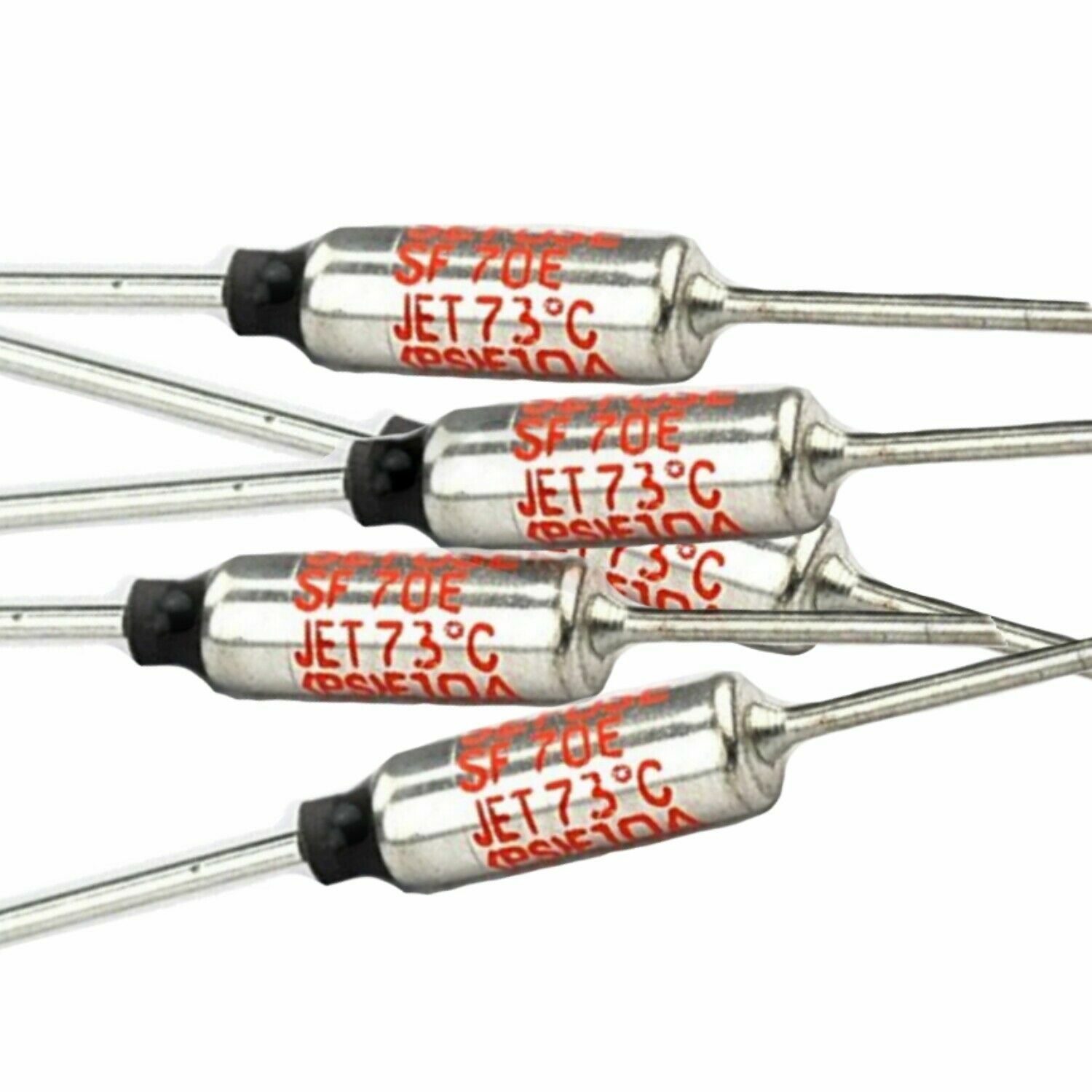 New 5 PCS SF70E SEFUSE Cutoffs NEC Thermal Fuse 73°C 73 Degree 10A 250V ...