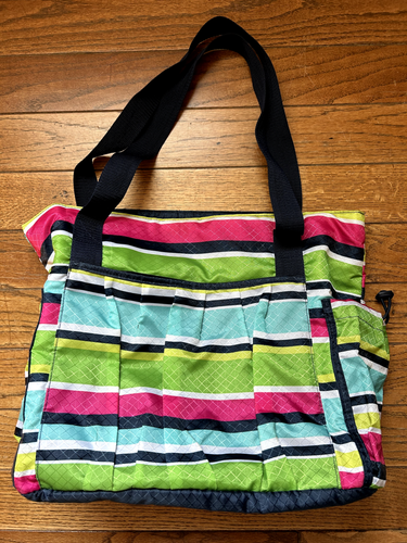 Thirty-One Medium Zipper Tote Bag Multi Color | eBay