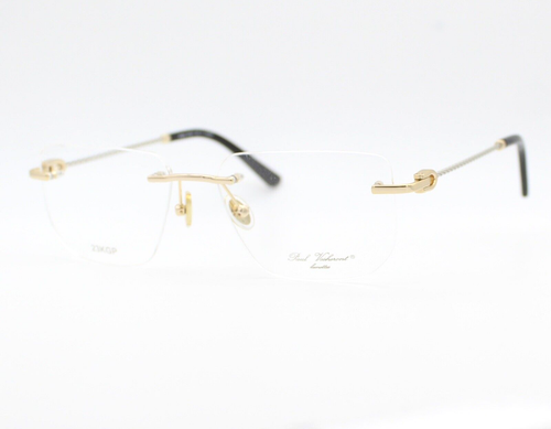 Paul Vosheront PV630 C1 23K Gold Plated Rimless Eyeglasses 58-18-145 W/Case | eBay