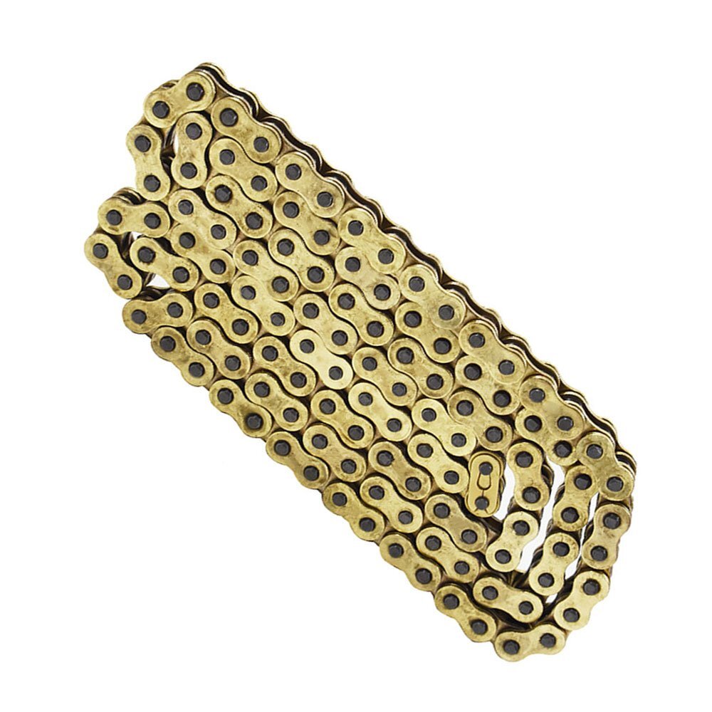 Motorcycle 520 O-Ring Gold Drive Chain 120 Links 520 X 120 W/Masterlink ...