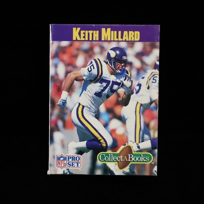 1990 Keith Millard Minnesota Vikings "Collect a Book" Pro Set #75 | eBay